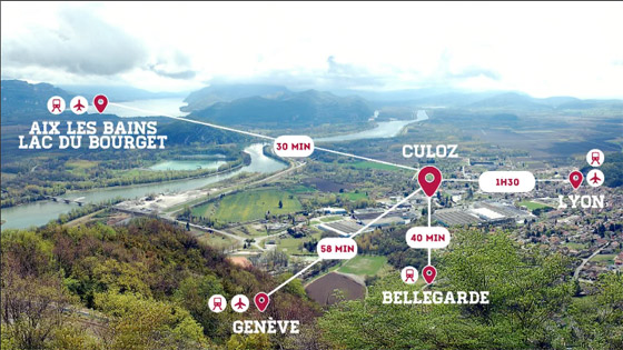 Mairie de Culoz - Accès / Plan